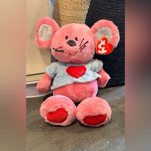 Ty | Toys | Ty Classic Patter The Mouse Pink And Red Stuffed Animal Nwt ...